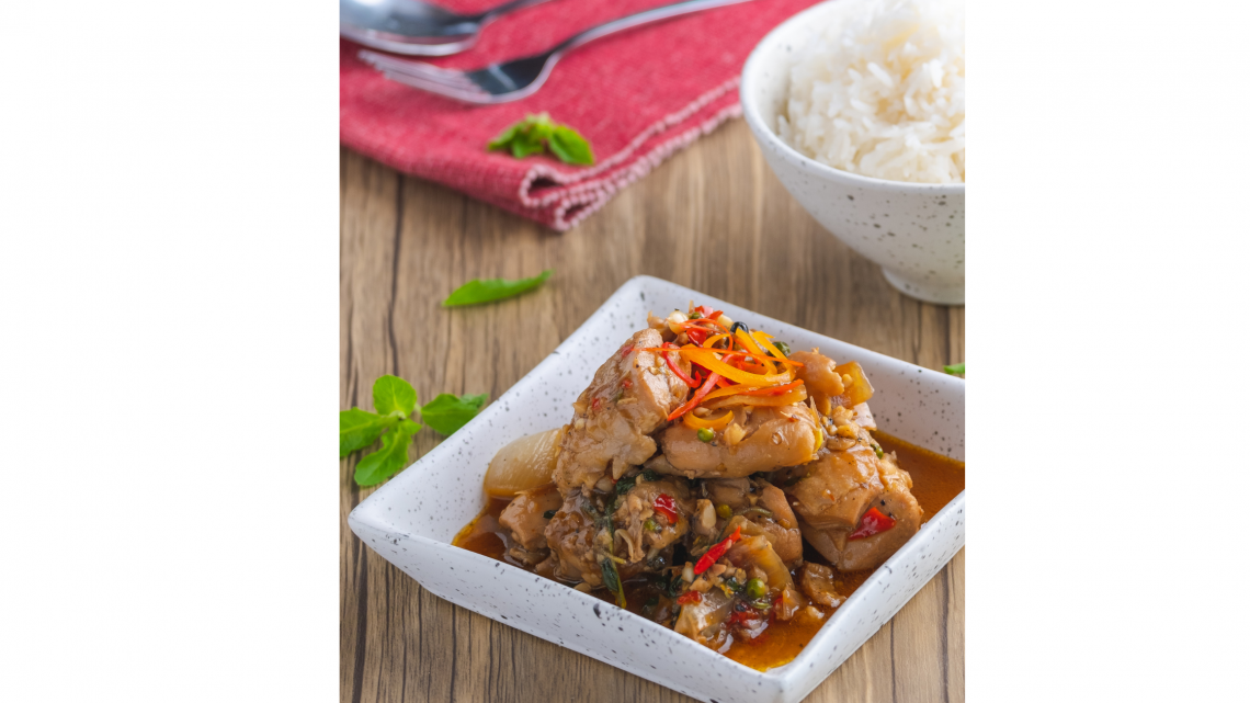 Ohm Cuisine | ไก่ผัดขี้เมา (Stir Fry Drunken Chicken)