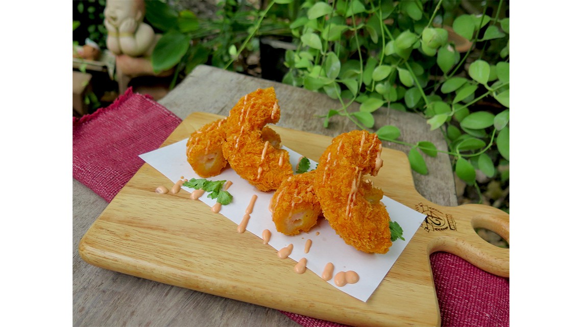 Ohm Cuisine | โดนัทกุ้งชีส (Cheesy Shrimp Doughnut)